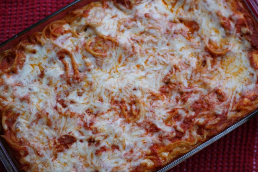 Baked Spaghetti Recipe | Baked Spaghetti Freezer Meal