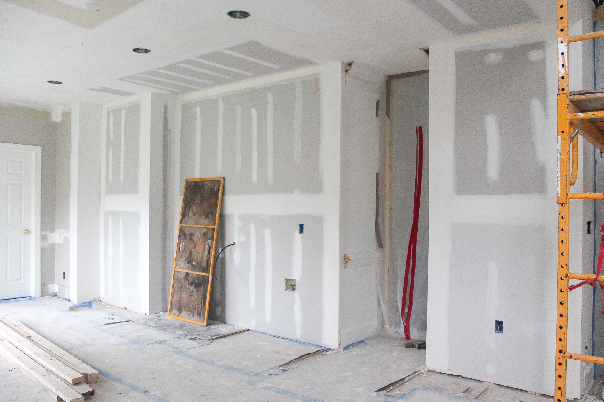 Our Kitchen Reno: Framing + Drywall - Carolina Charm
