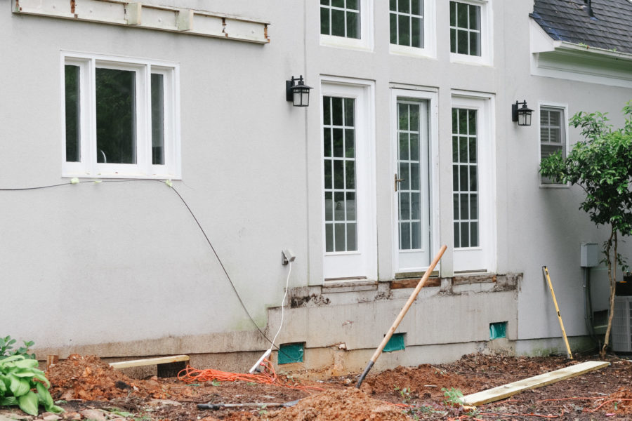 Our Back Porch Project: Design Plans & Demo - Carolina Charm