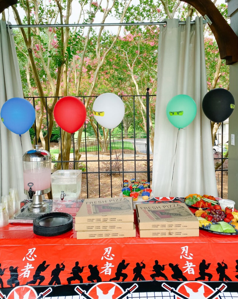 Thomas's 6th Birthday Ninja Pool Party! - Carolina Charm