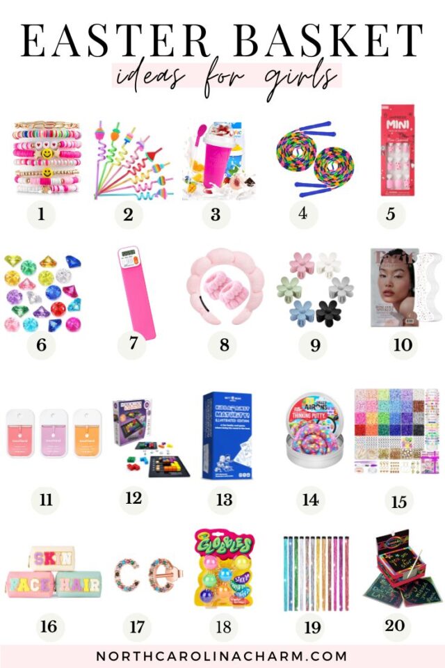 Non-Candy Easter Basket Fillers for Boys & Girls