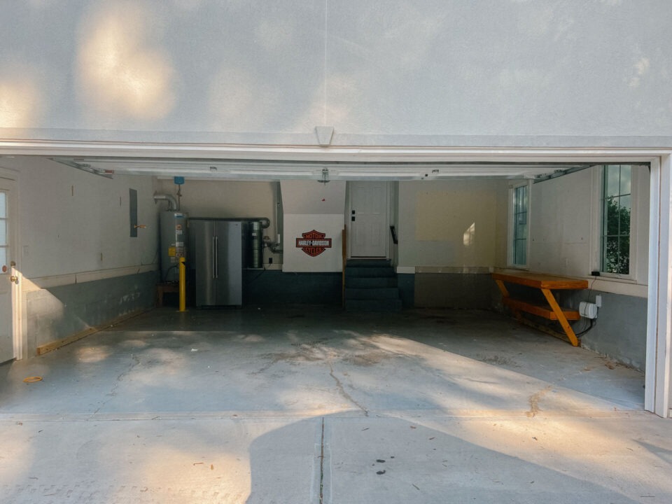 Garage Makeover Before and After Reveal