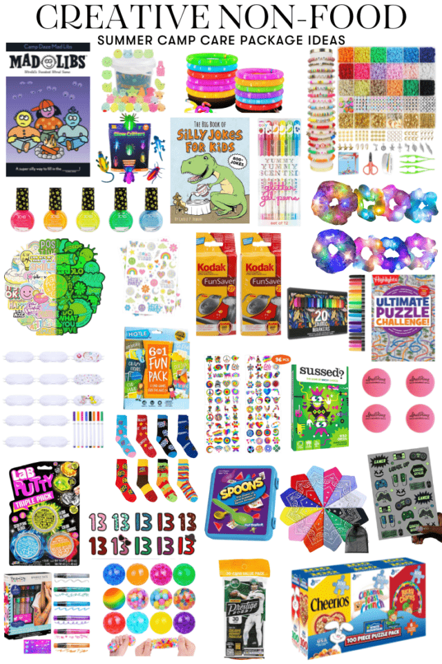 30 Creative Non-Food Camp Care Packages Ideas