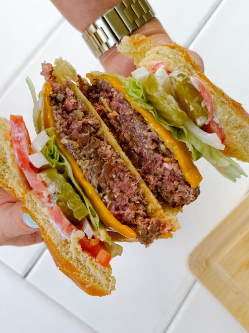 Classic Onion Soup Mix Burgers (Only 2 Ingredients)