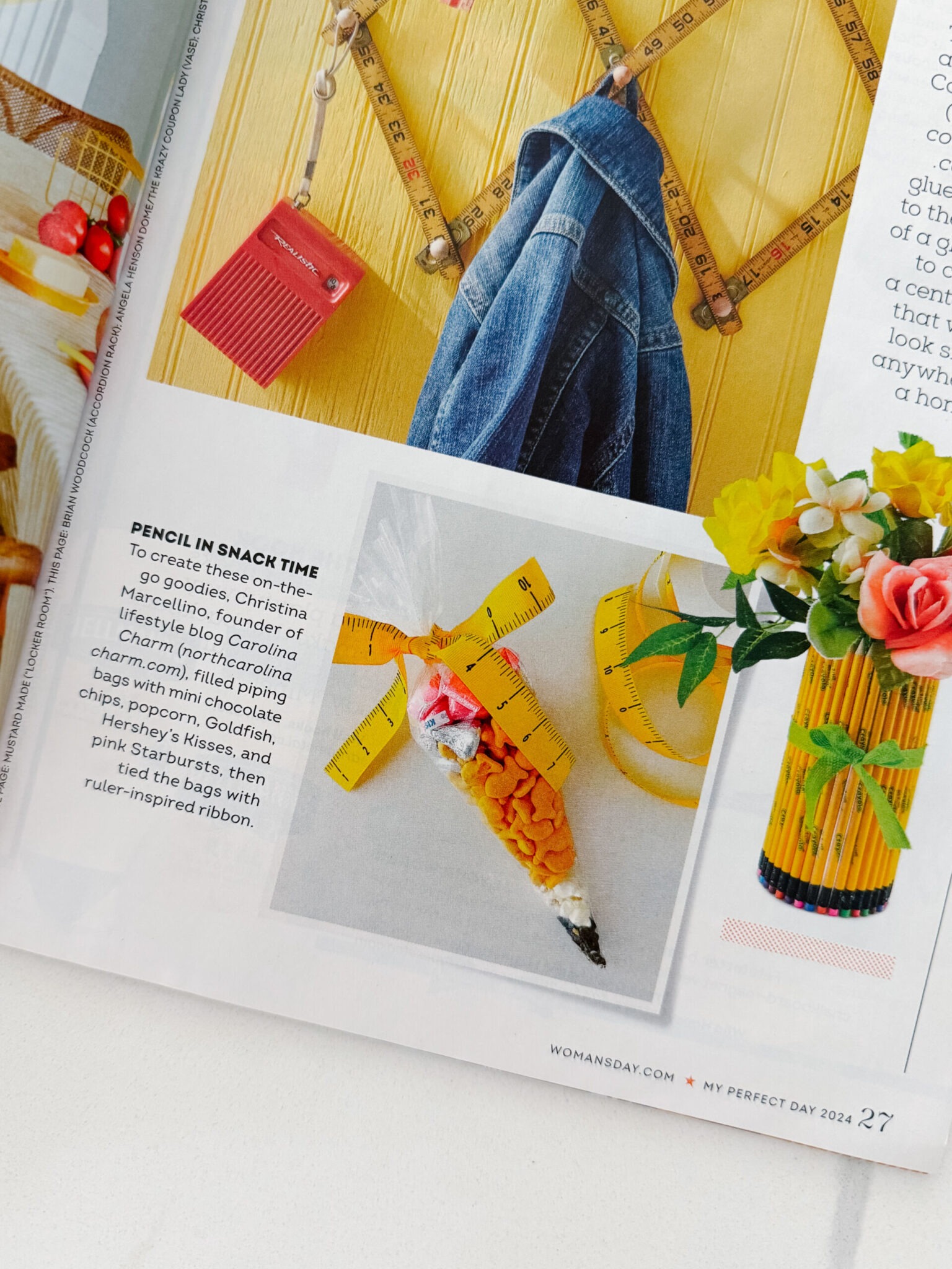 Easy School Snack Ideas: DIY Pencil Snack Bags