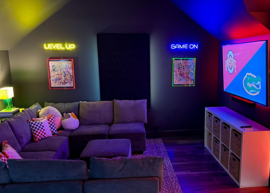 Game Room Glow Up - Carolina Charm