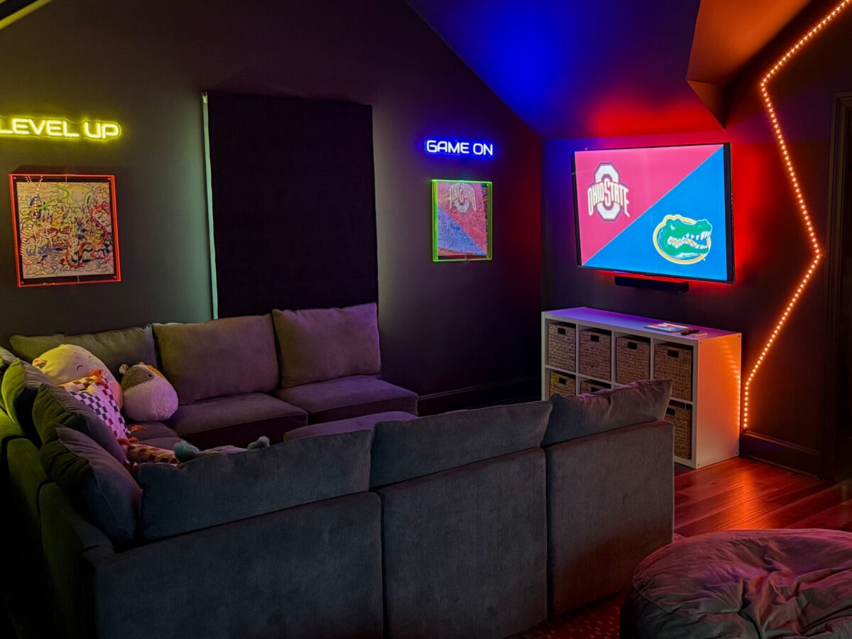 Game Room Glow Up - Carolina Charm