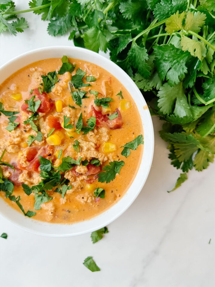 Buffalo Ground Chicken Chili