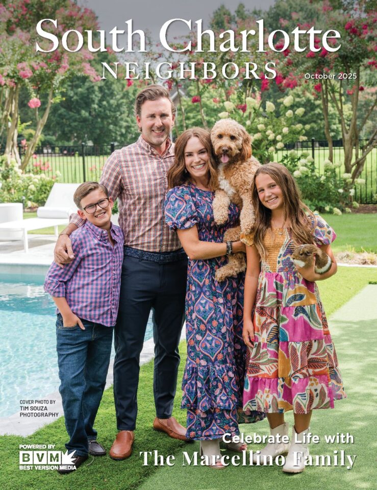 Our Family Feature: South Charlotte Neighbors Magazine - Carolina Charm